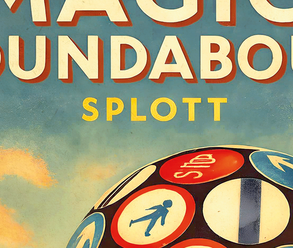 The Magic Roundabout Splott Cardiff Vintage Advertising Poster
